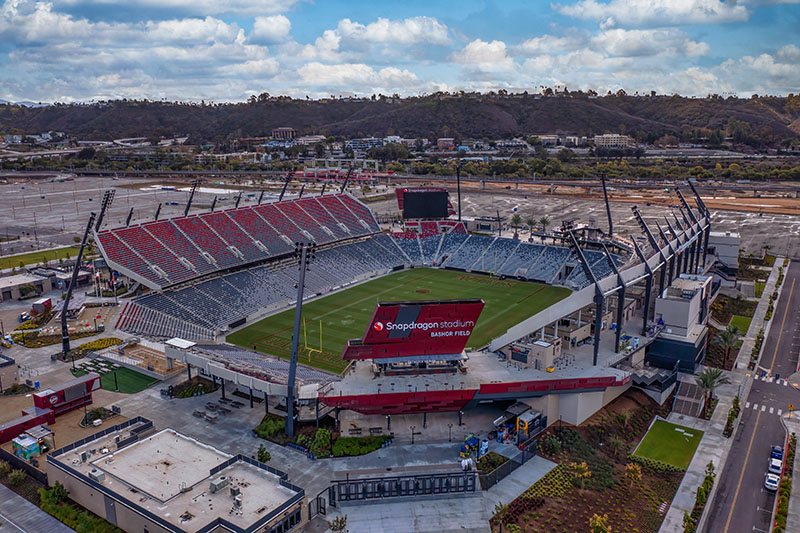 San Diego State University: Snapdragon Stadium | Construction Management Association of America